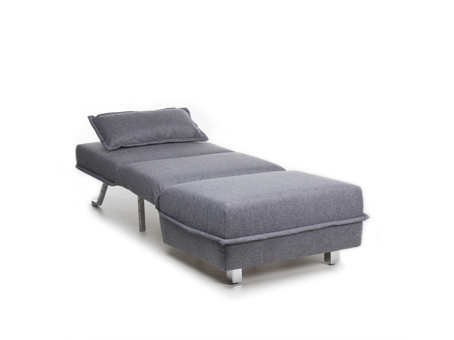 Zetelbed MAINZ grijs B87 x D200 x H91 cm | DEBA Meubelen