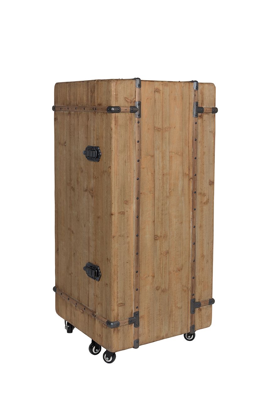 Kast barkast LICO - Hout hout B50 x D50 x H109 cm | DEBA Meubelen