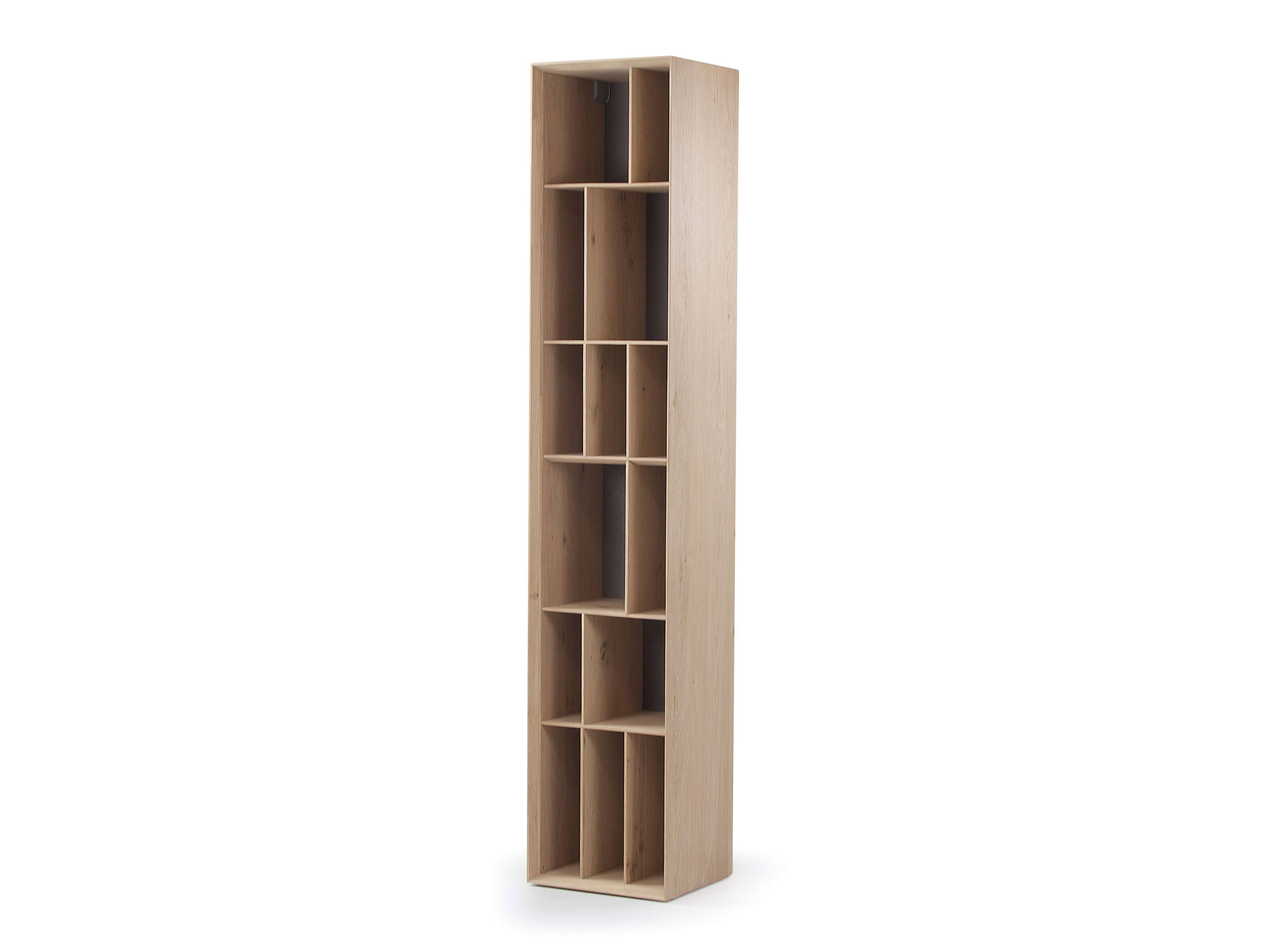 Kast toonzaalmodel: Boekenkast smal EPURE - Naturel eik hout B40 x D36 ...