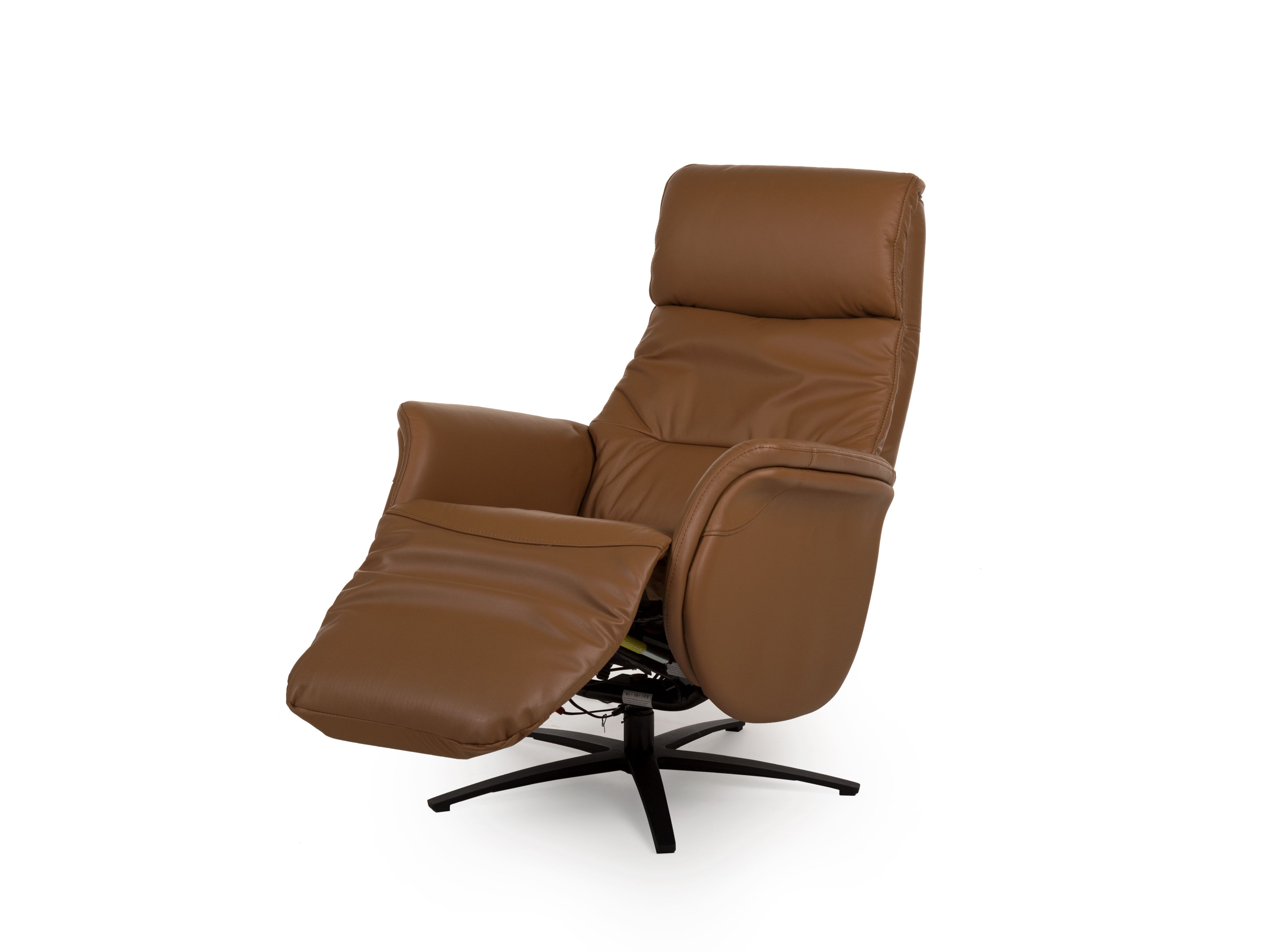 Relaxzetel 340 - Cognac bruin B75 x D47 x H113 cm | DEBA Meubelen