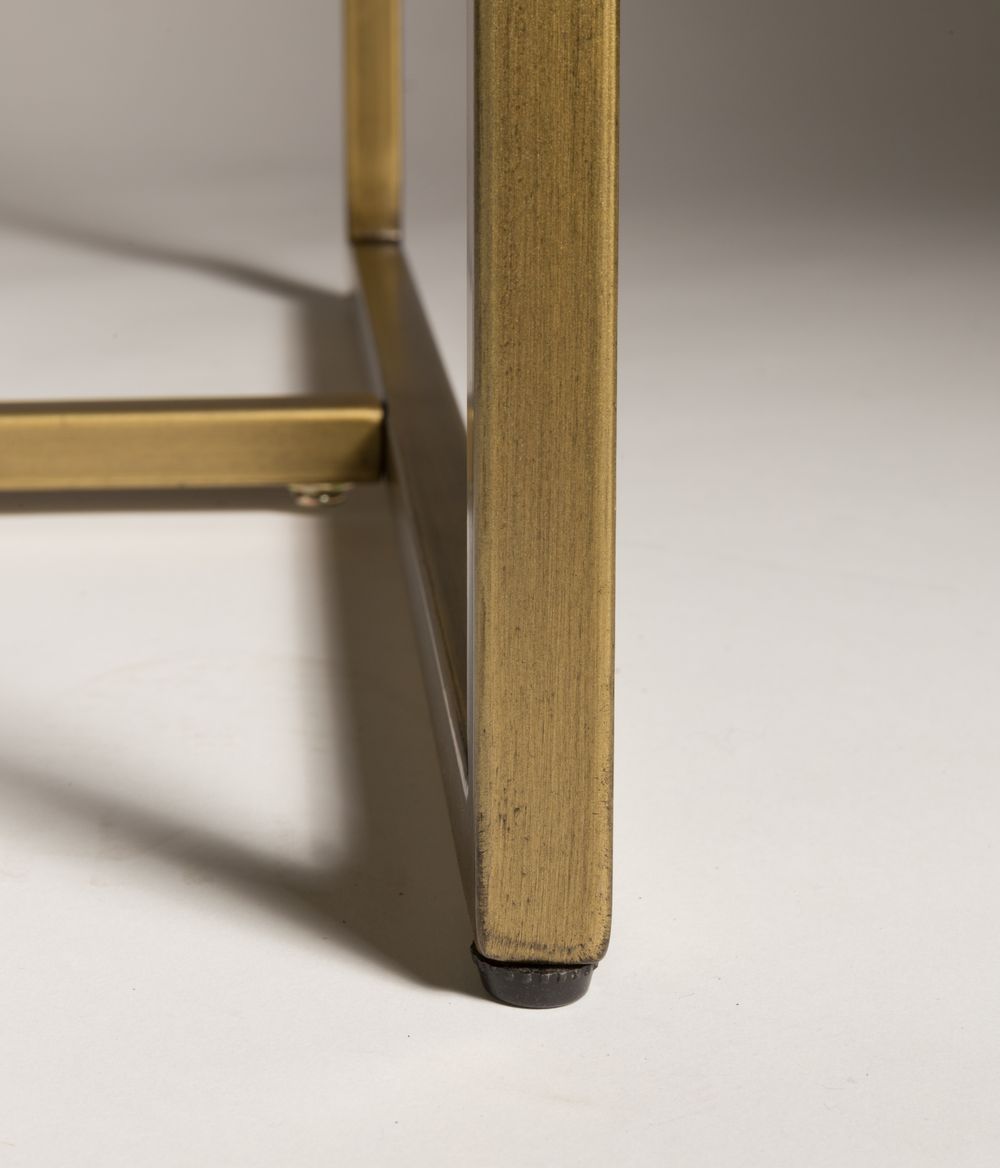 DUTCHBONE - Tafel CLASS - Acacia/goud - hout - B180 x D90 x H75 cm