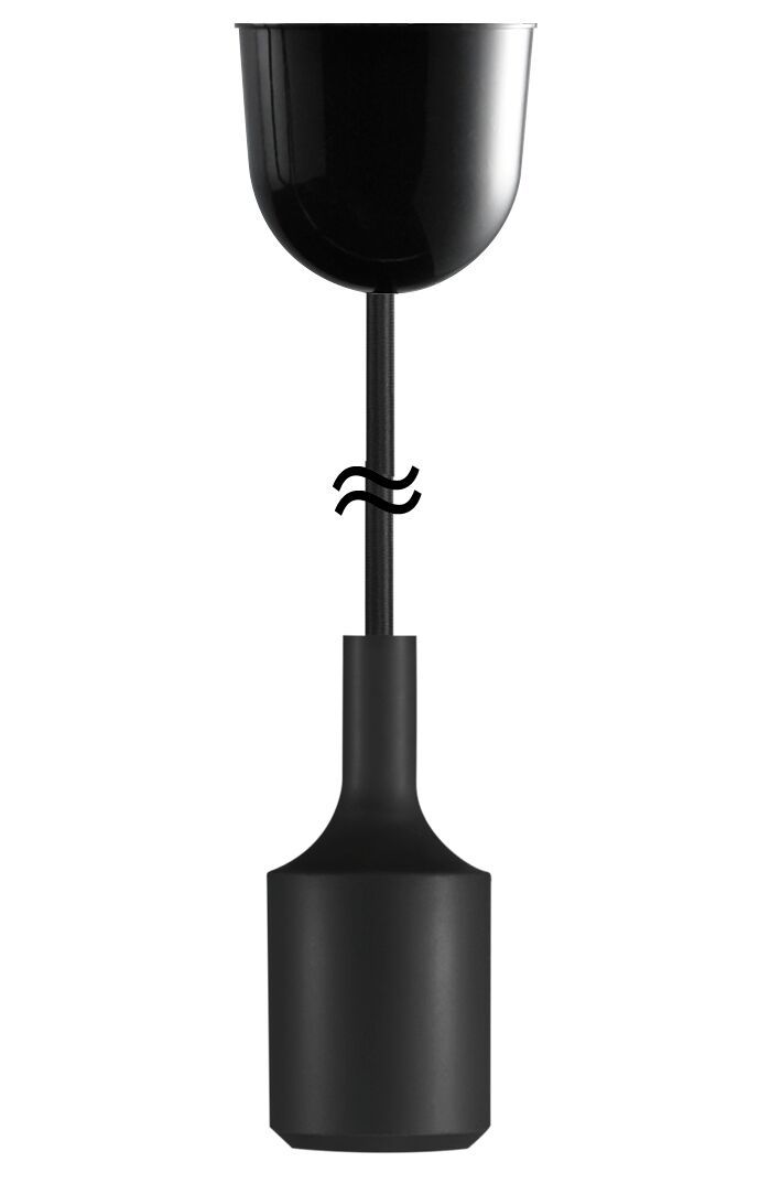 Hanglamp BOSTON - Zwart zwart | DEBA Meubelen