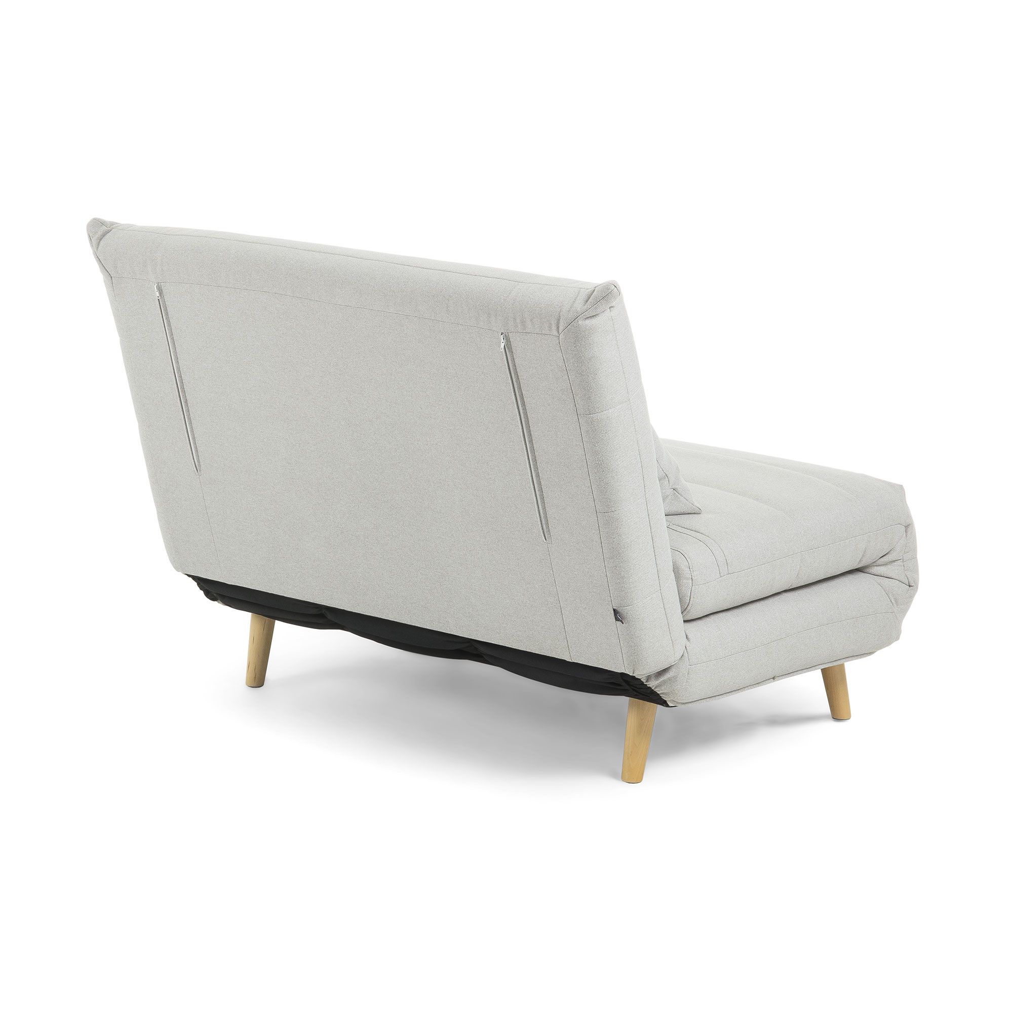 Zetelbed SUSAN - lichtgrijs lichtgrijs B107 x D91 x H84 cm | DEBA Meubelen