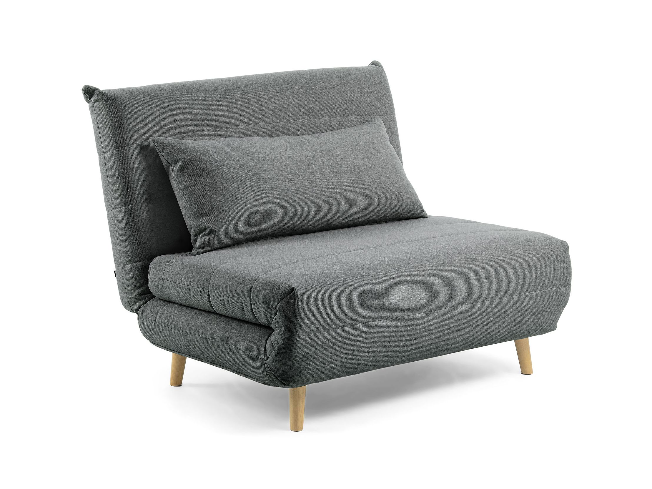 Zetelbed SUSAN - Donkergrijs grijs B107 x D91 x H84 cm | DEBA Meubelen