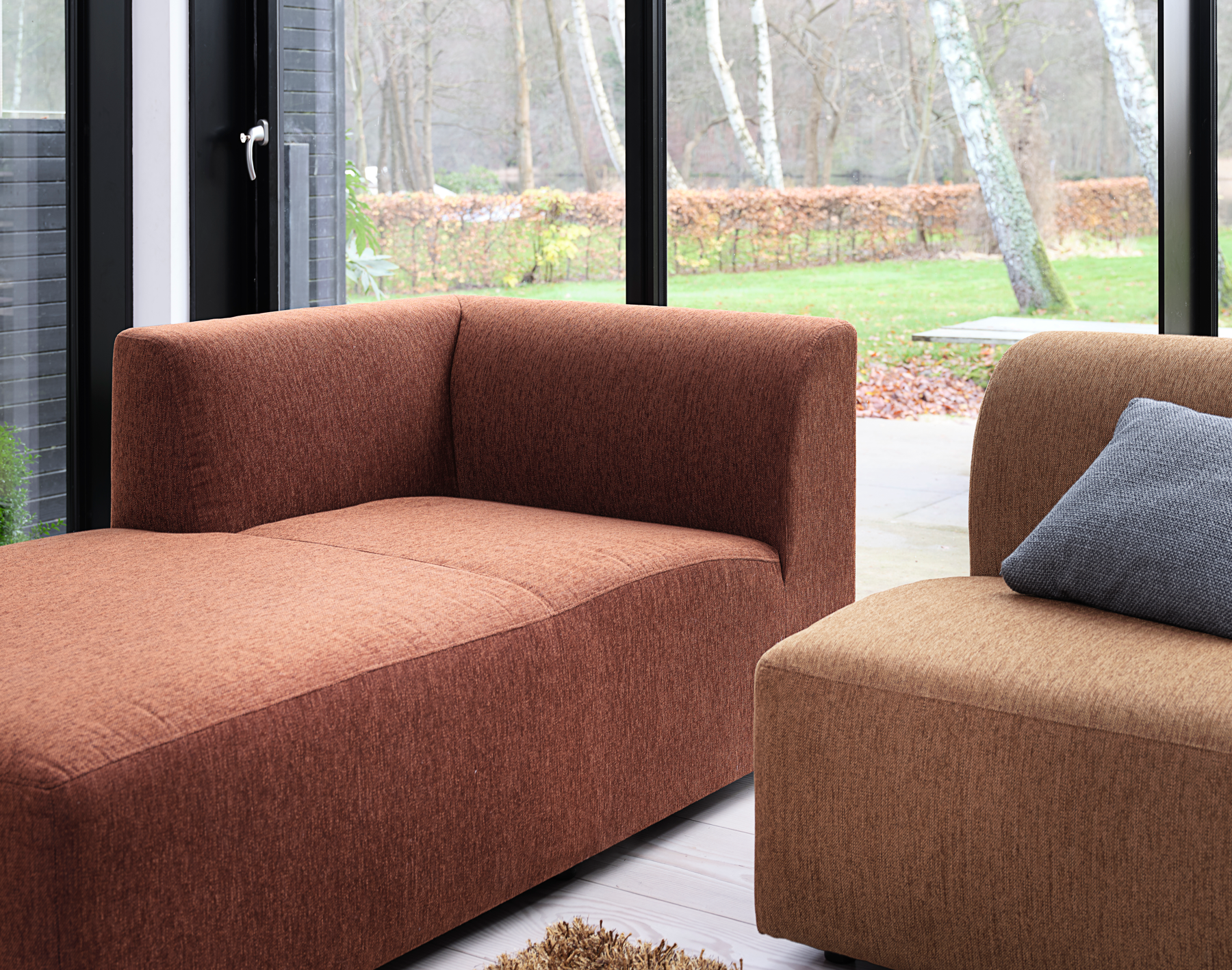 Theca zetel Reggello multicolor B309 x D180/95 cm | DEBA Meubelen