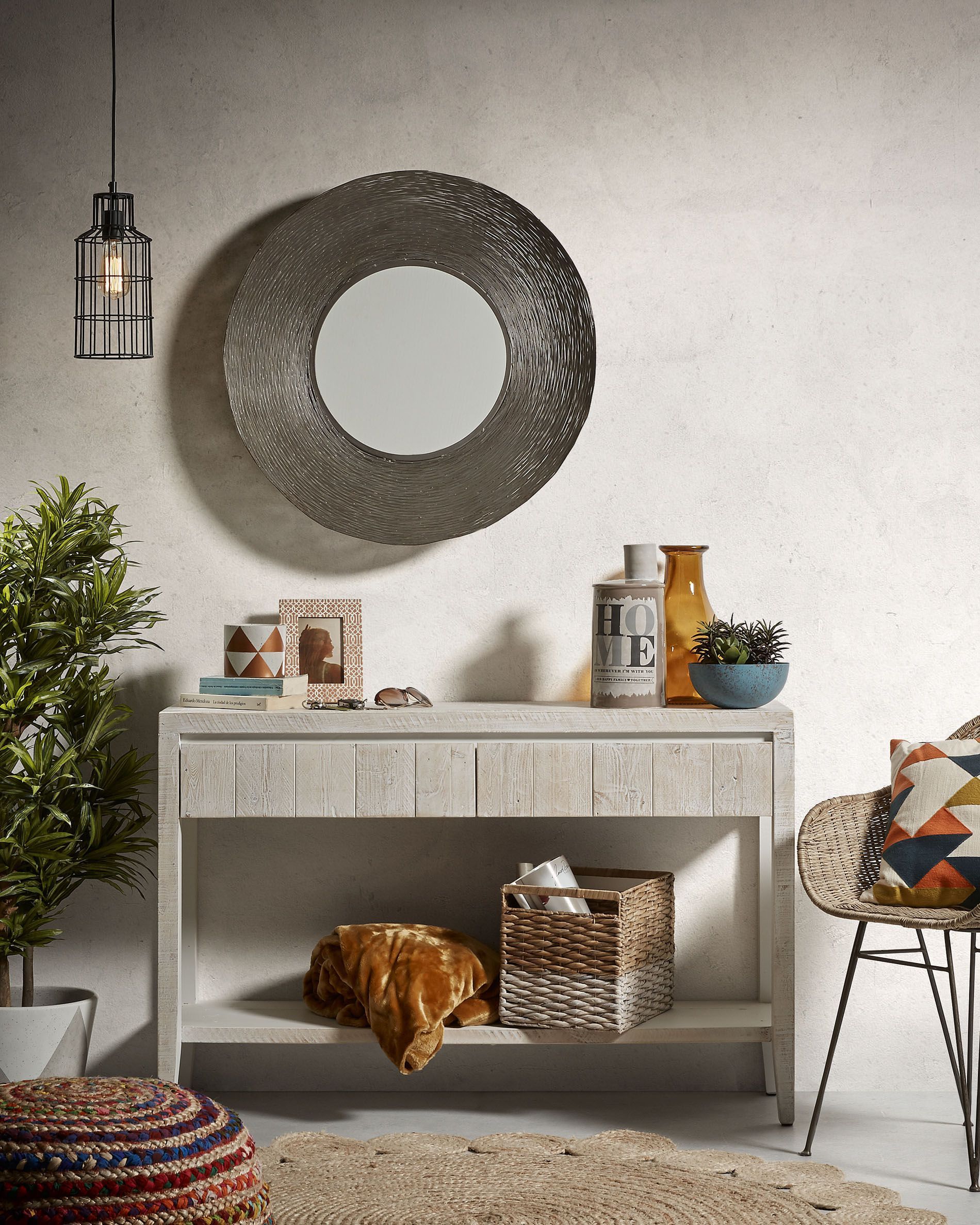 Console Words - Kave Home hout B120 x D35 x H78 cm | DEBA Meubelen