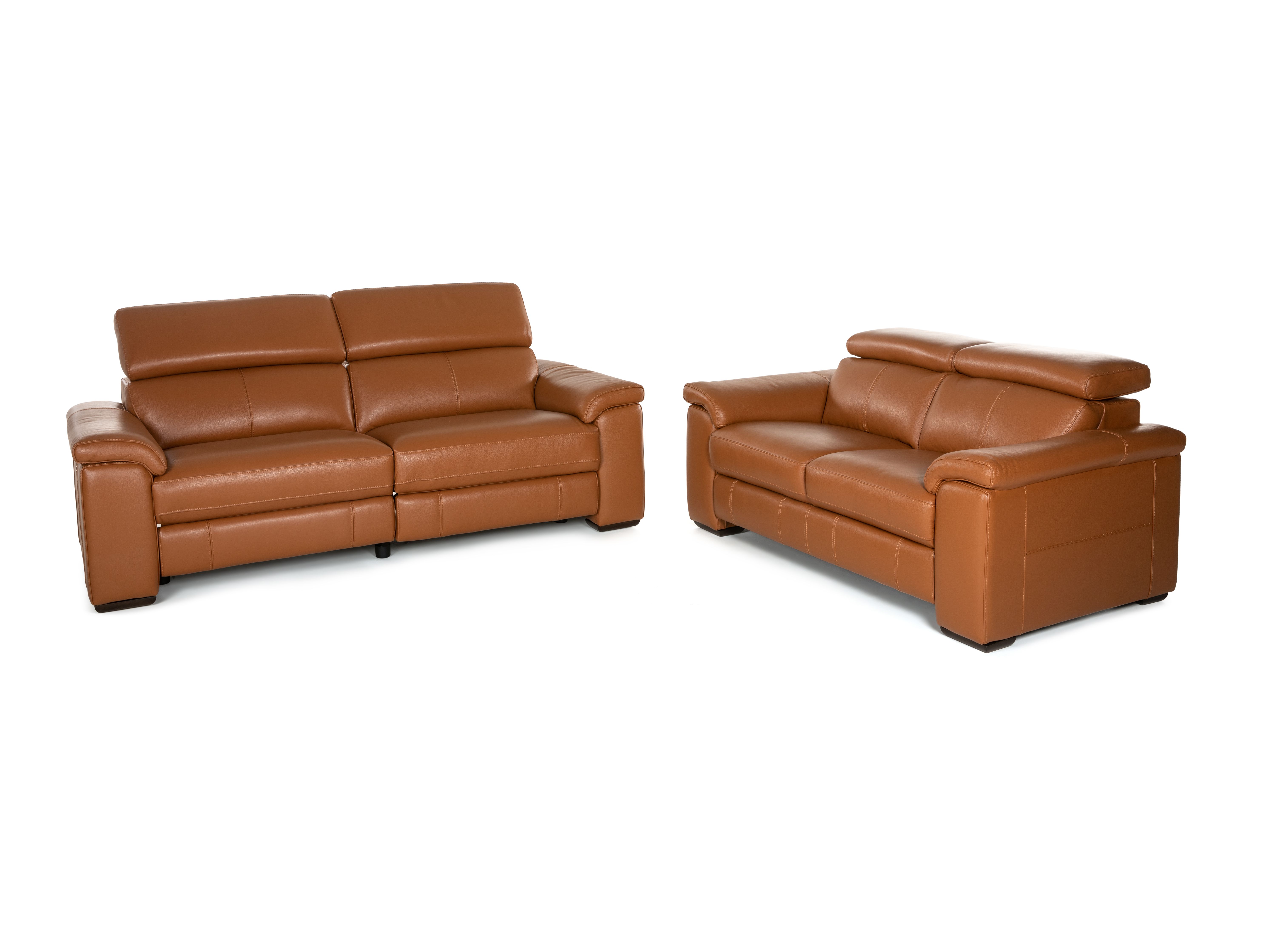 Zetel set incl. elektrische relax bruin | DEBA Meubelen