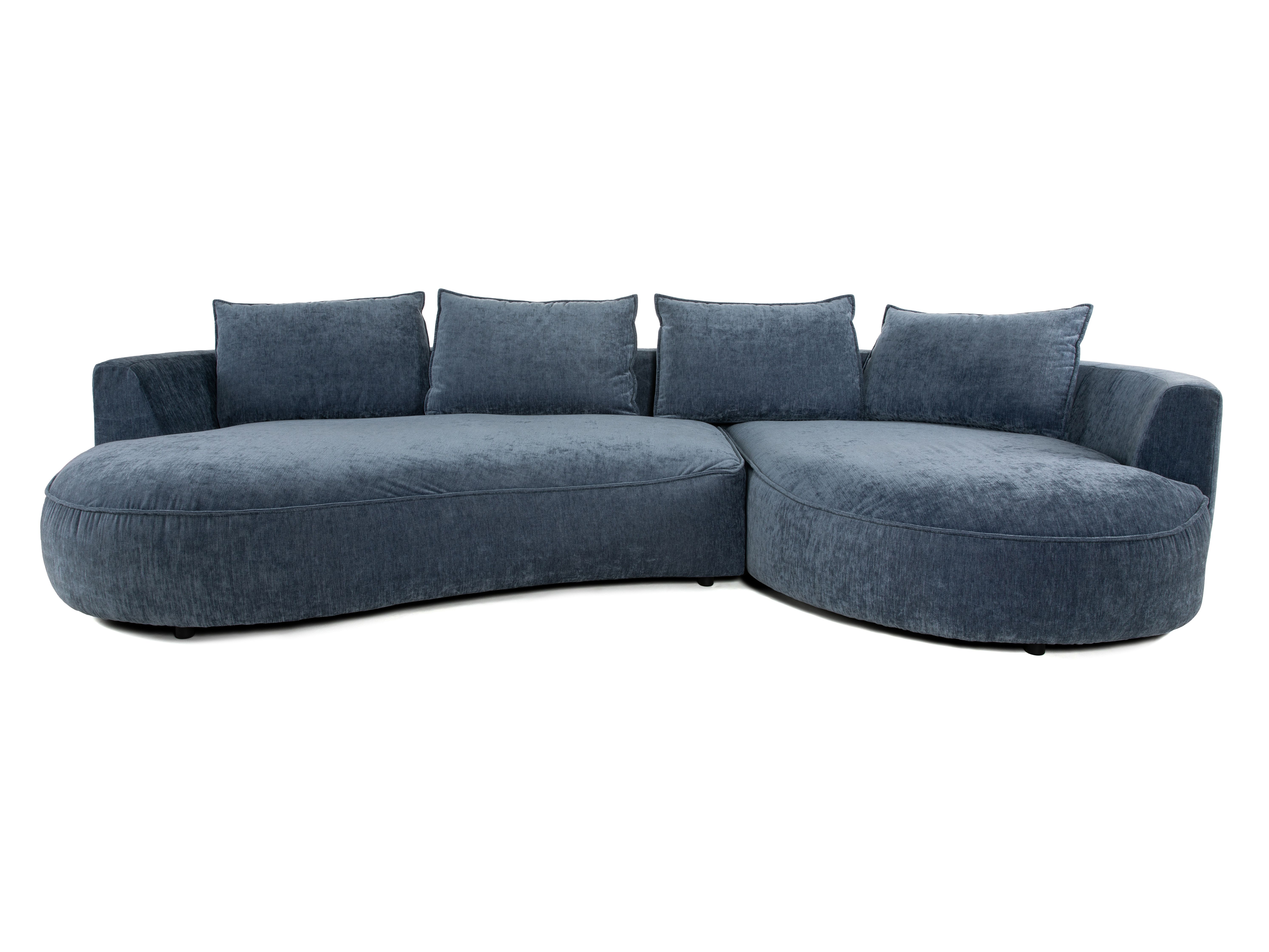 Theca Samone zetel blauw B322 x D146/154 cm | DEBA Meubelen