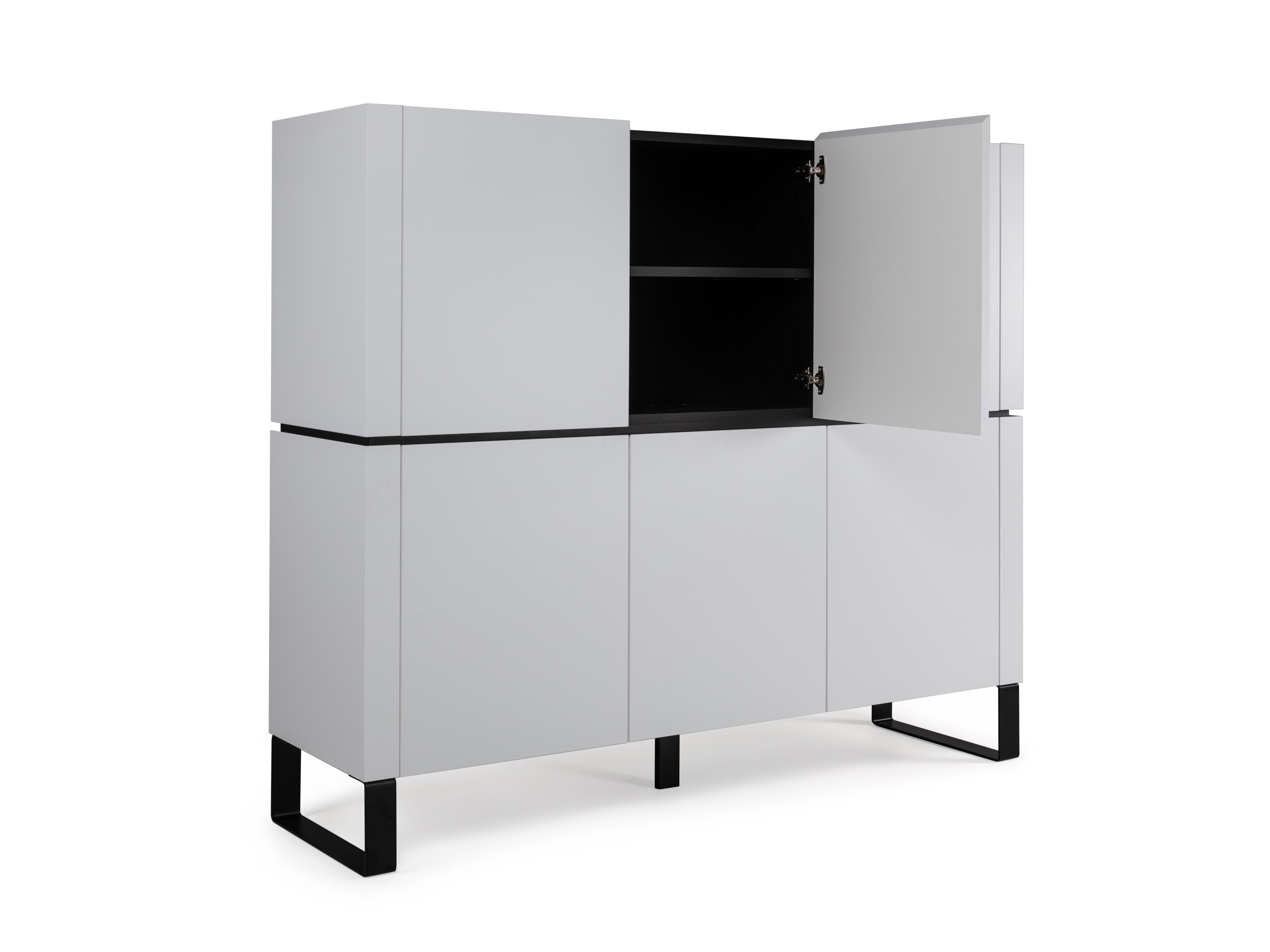 Tabu barkast breed 186 cm wit wit B186 x D48 x H158 cm | DEBA Meubelen