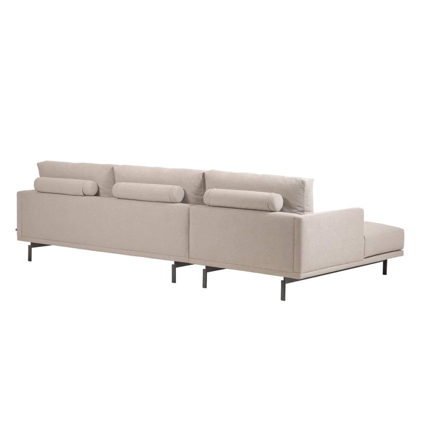 Hoekzetel Galene - Kave Home beige B314 x D166 x H94 cm | DEBA Meubelen