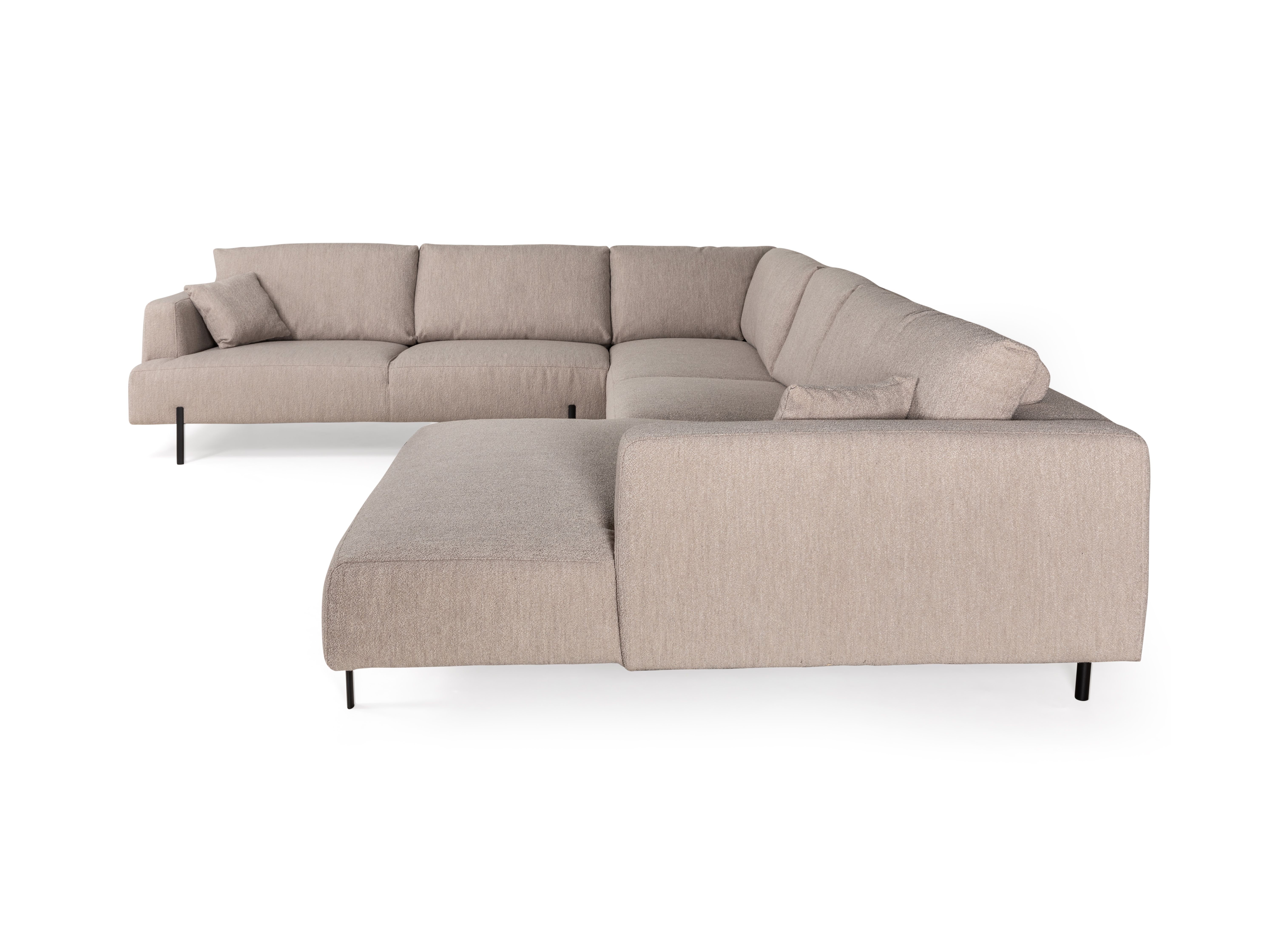 Primavera hoekzetel Milazzo u-zetel beige beige B380 x D310/175 x H84 ...