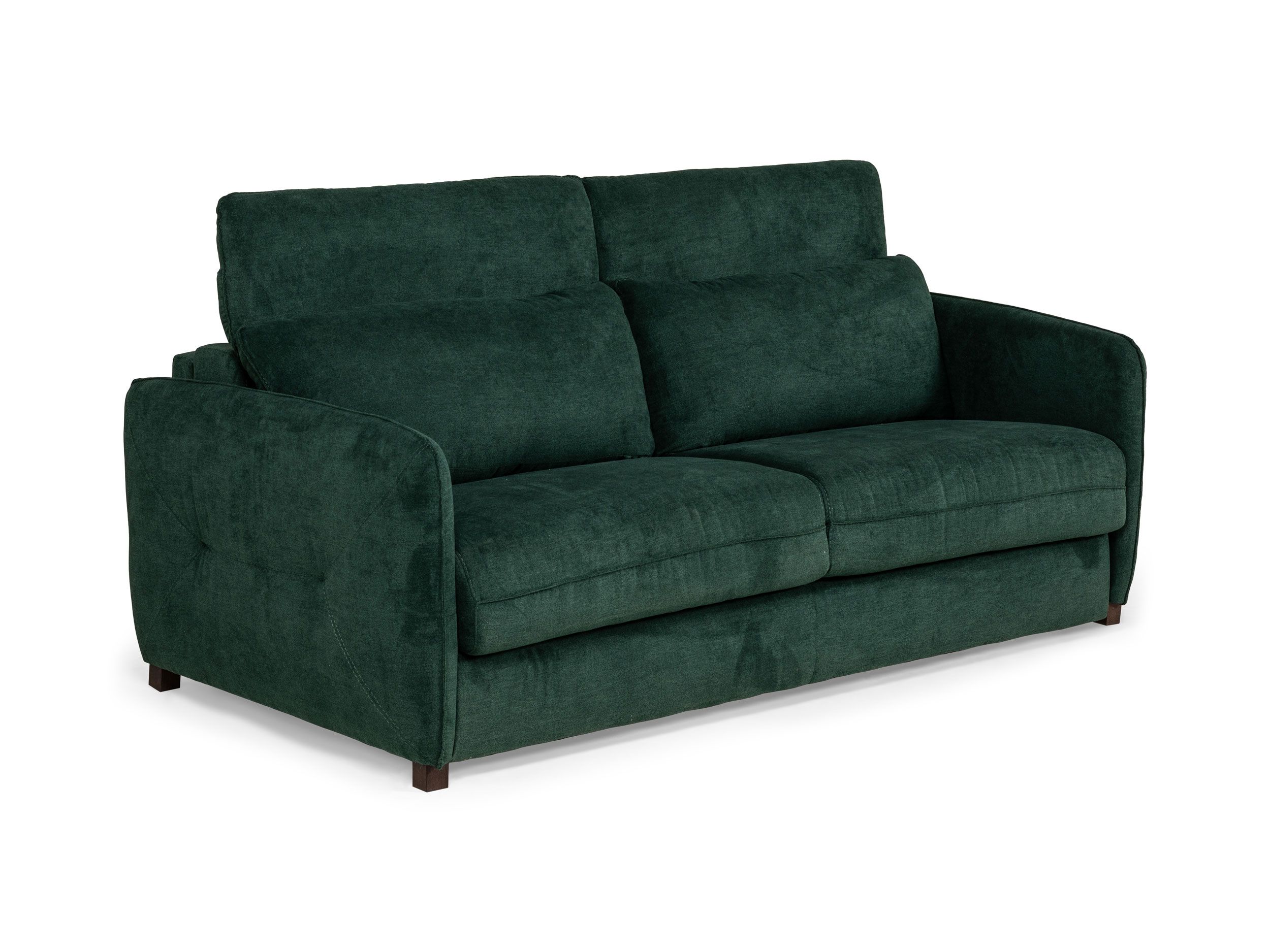 Zetelbed 3-zits ANNA - Groene stof groen B182 x D104/210 x H94 | DEBA ...