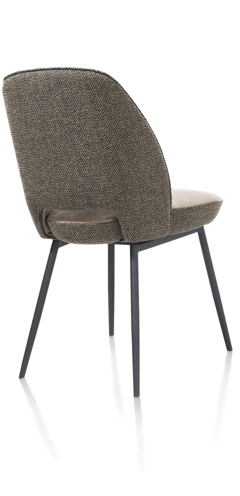 Xooon Vays eetkamerstoel tobacco bruin B50 x D61 x H50/88 cm | DEBA Meubelen