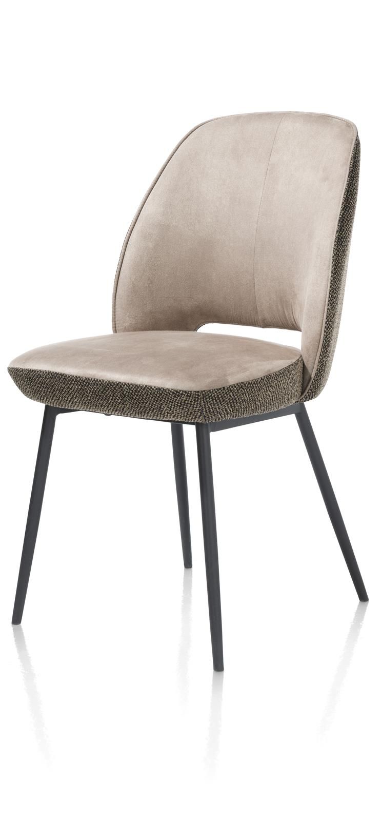 Xooon Vays eetkamerstoel tobacco bruin B50 x D61 x H50/88 cm | DEBA Meubelen