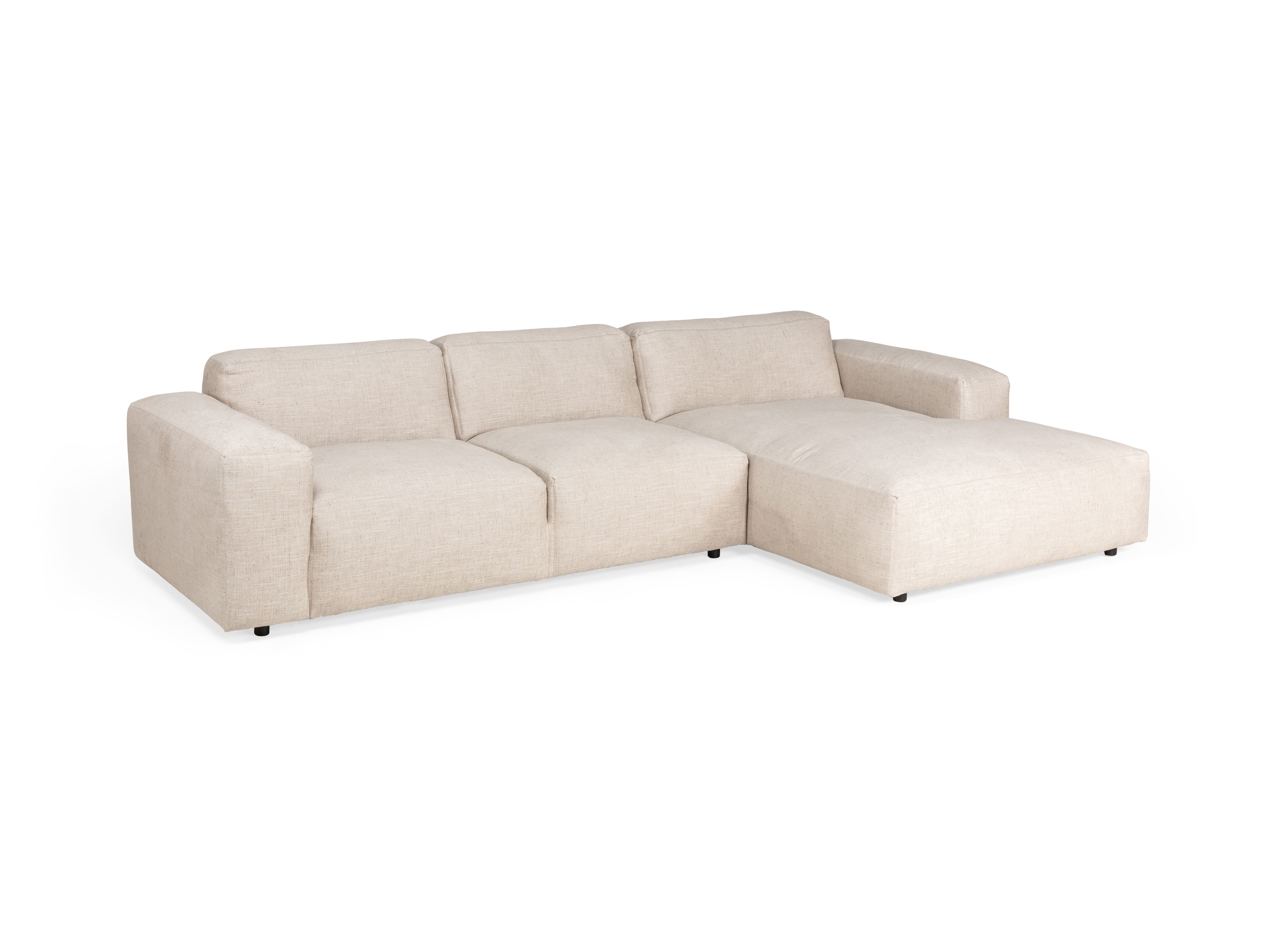 Flexlux hoekzetel Lucera combo beige beige B319 x D171 x H76 cm | DEBA ...