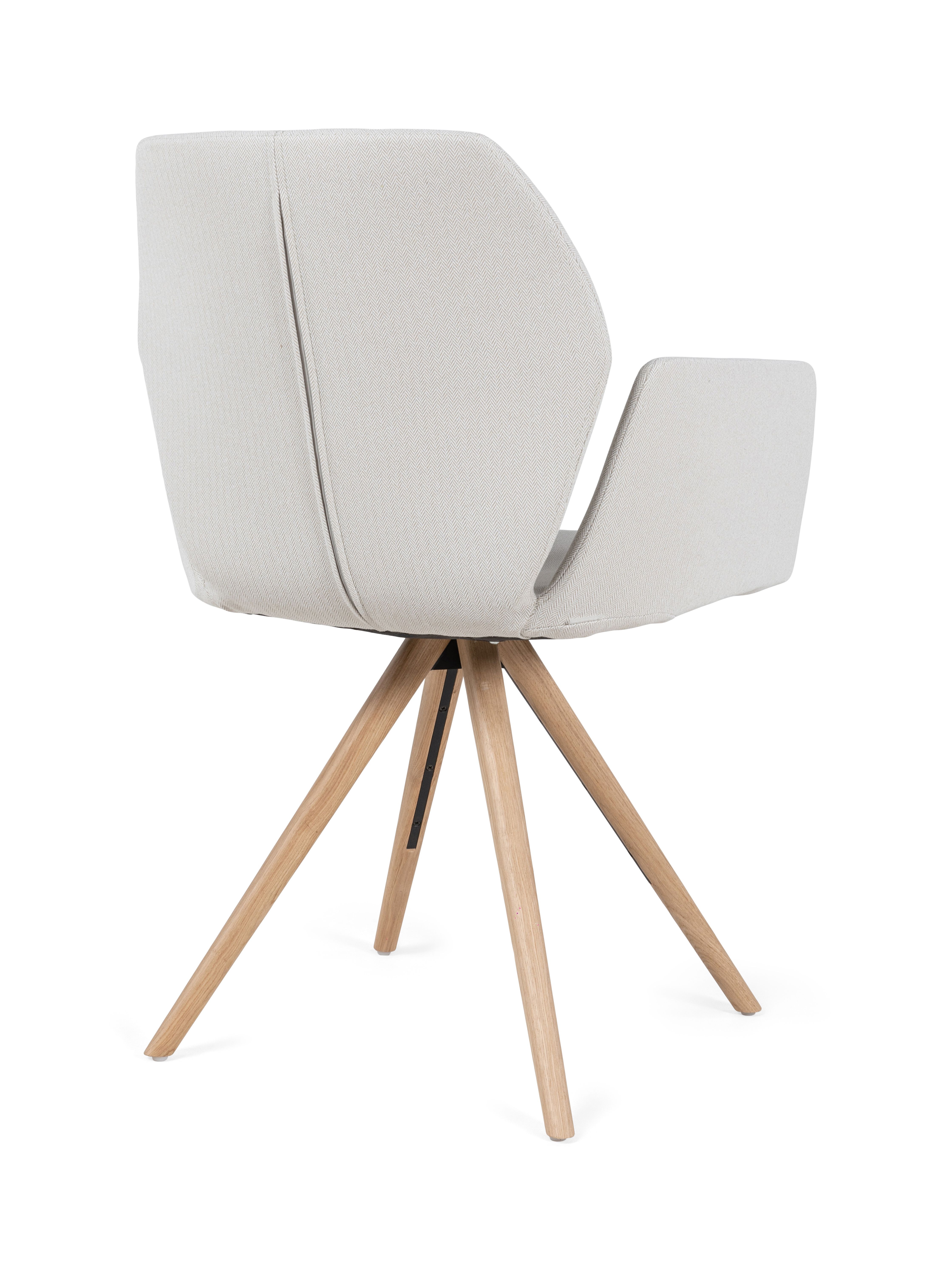 Mobitec moods 95 stoel beig egrijs beige B60 x D58 x H87 cm | DEBA Meubelen