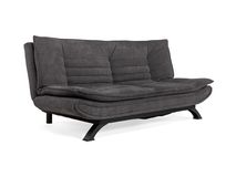 Richter Young Design Faith zetelbed zwarte poten stof donkergrijs