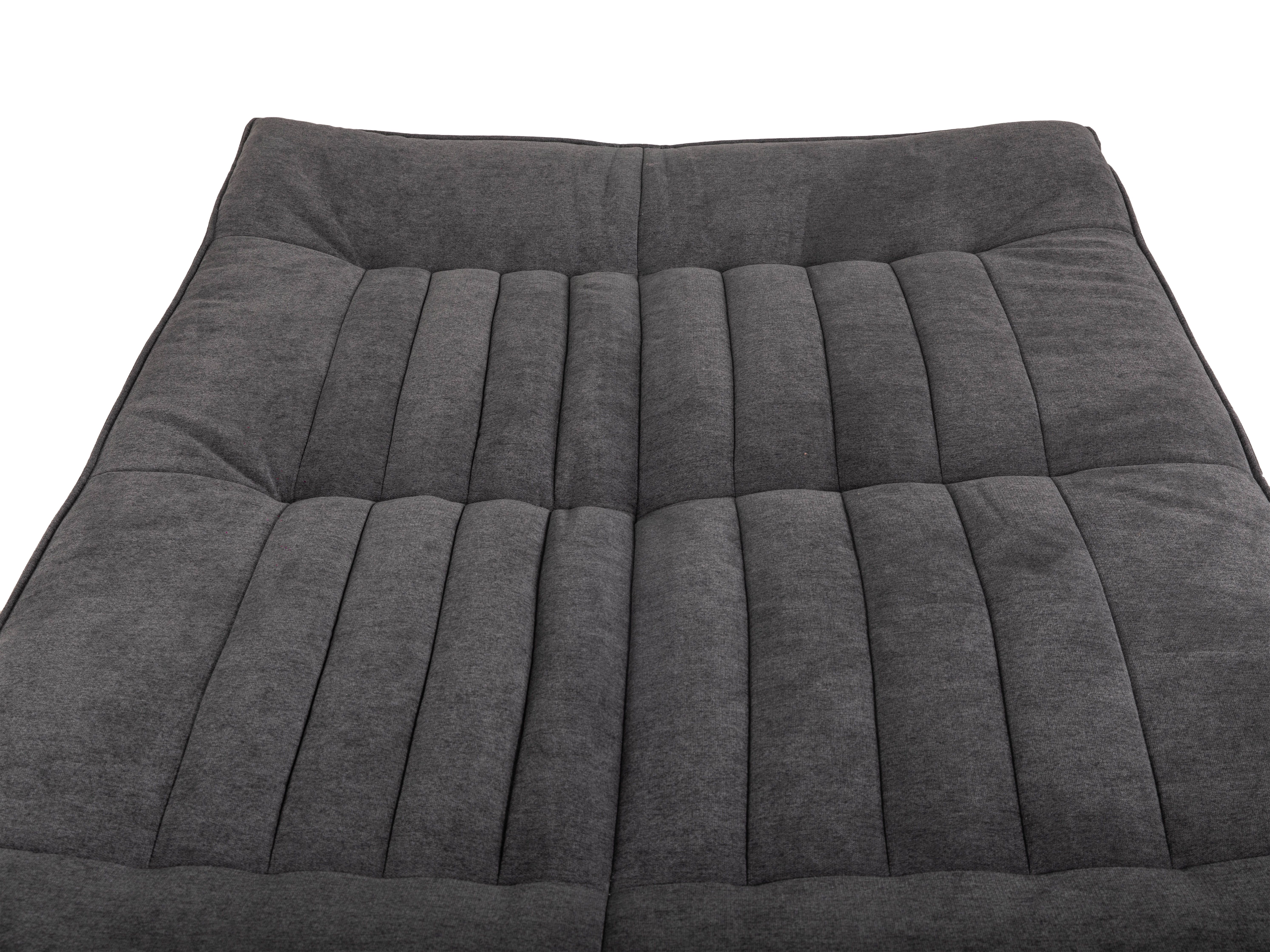 Richter Young Design Faith zetelbed zwarte poten stof beige grijs B196 ...