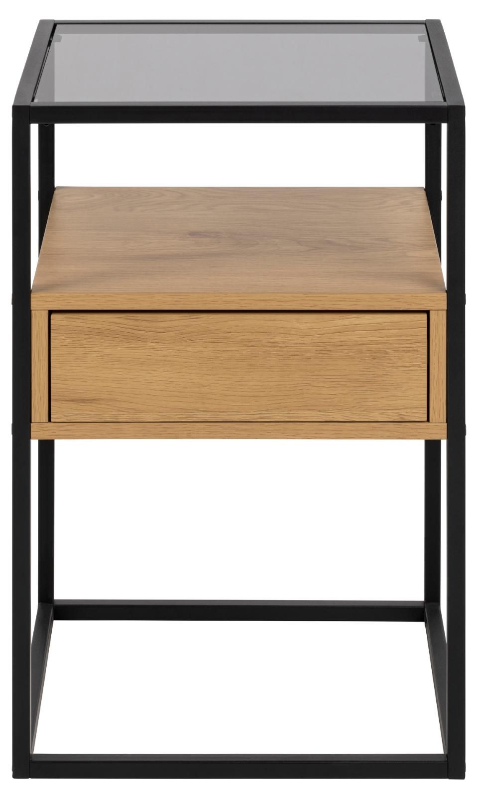 Actona Randolf nachttafel hout B40 x D35 x H60 cm | DEBA Meubelen
