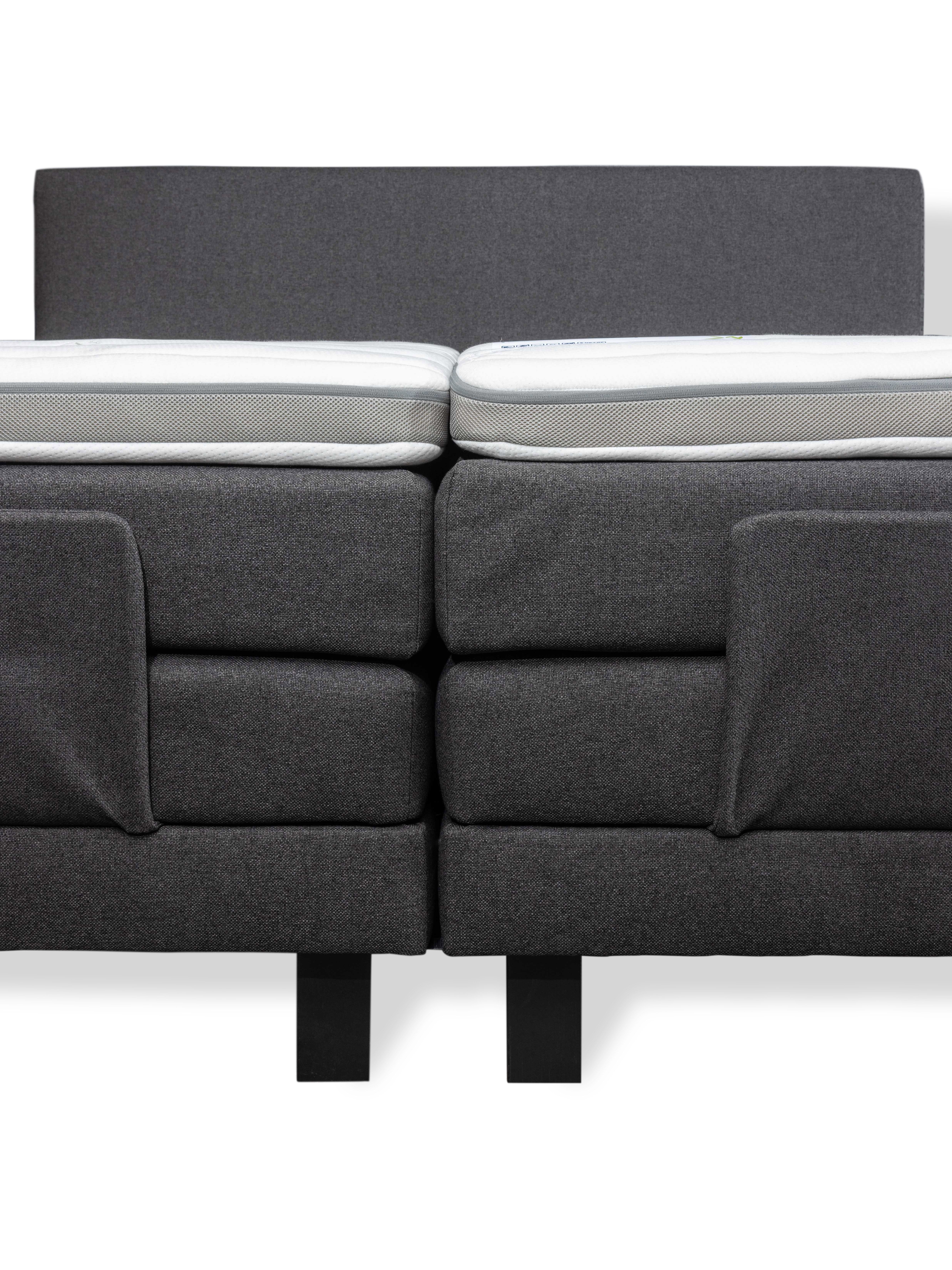 Duvatex boxspring deluxe grijs B180 x D200 x H110 cm | DEBA Meubelen