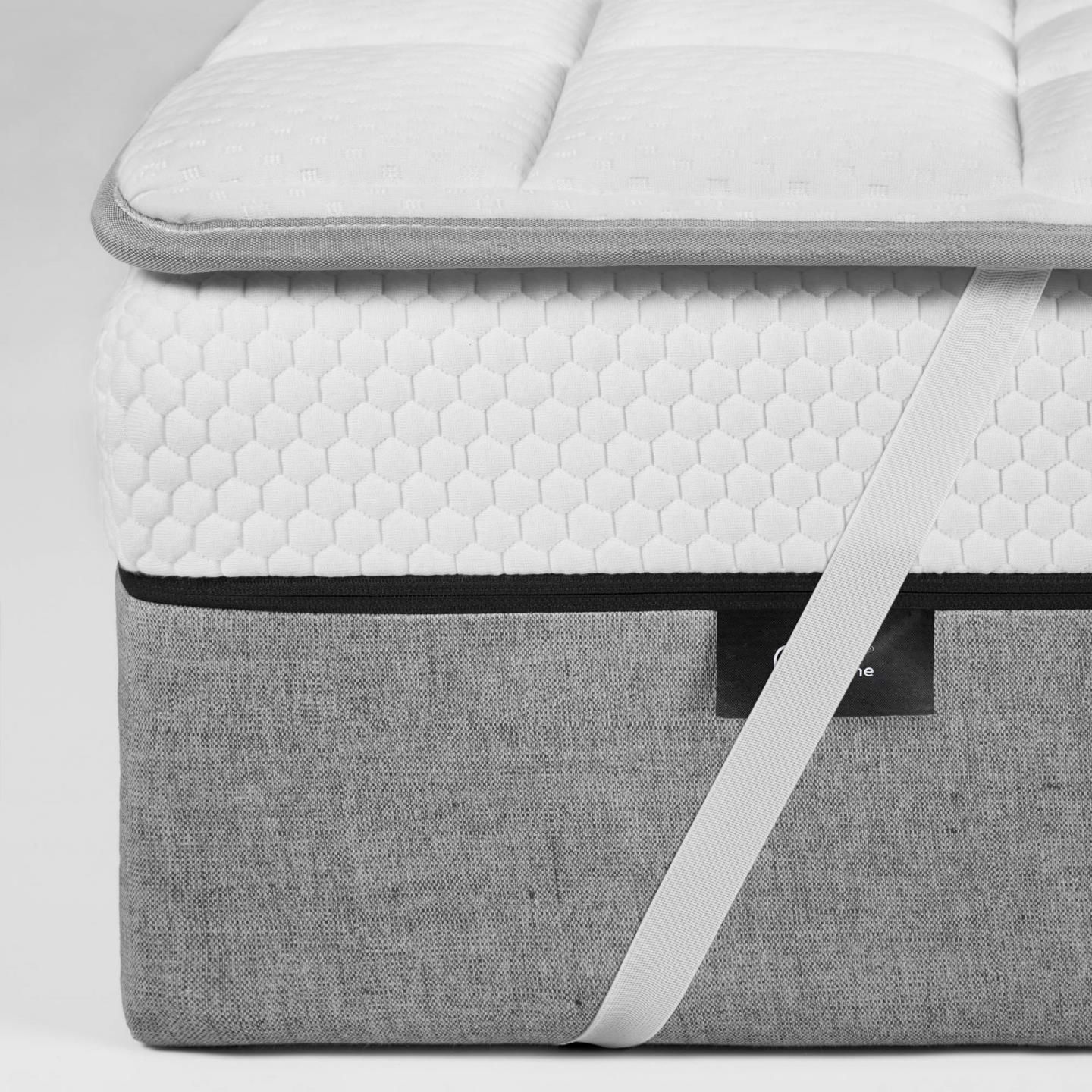 Kave Home Freya topper 180 x 200 cm wit B180 x D200 x H4 cm | DEBA Meubelen