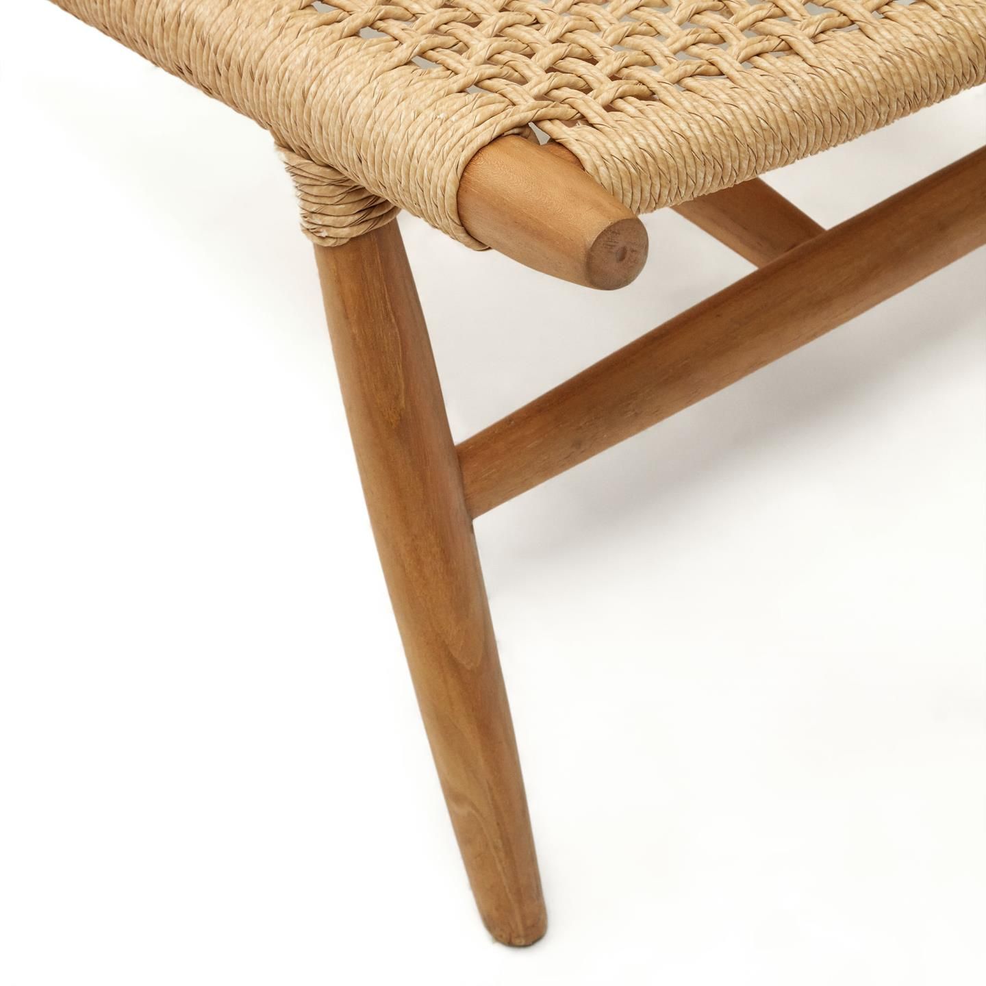 Kave Home Codolar fauteuil massief teakhout hout B67 x D83 x H75 cm ...