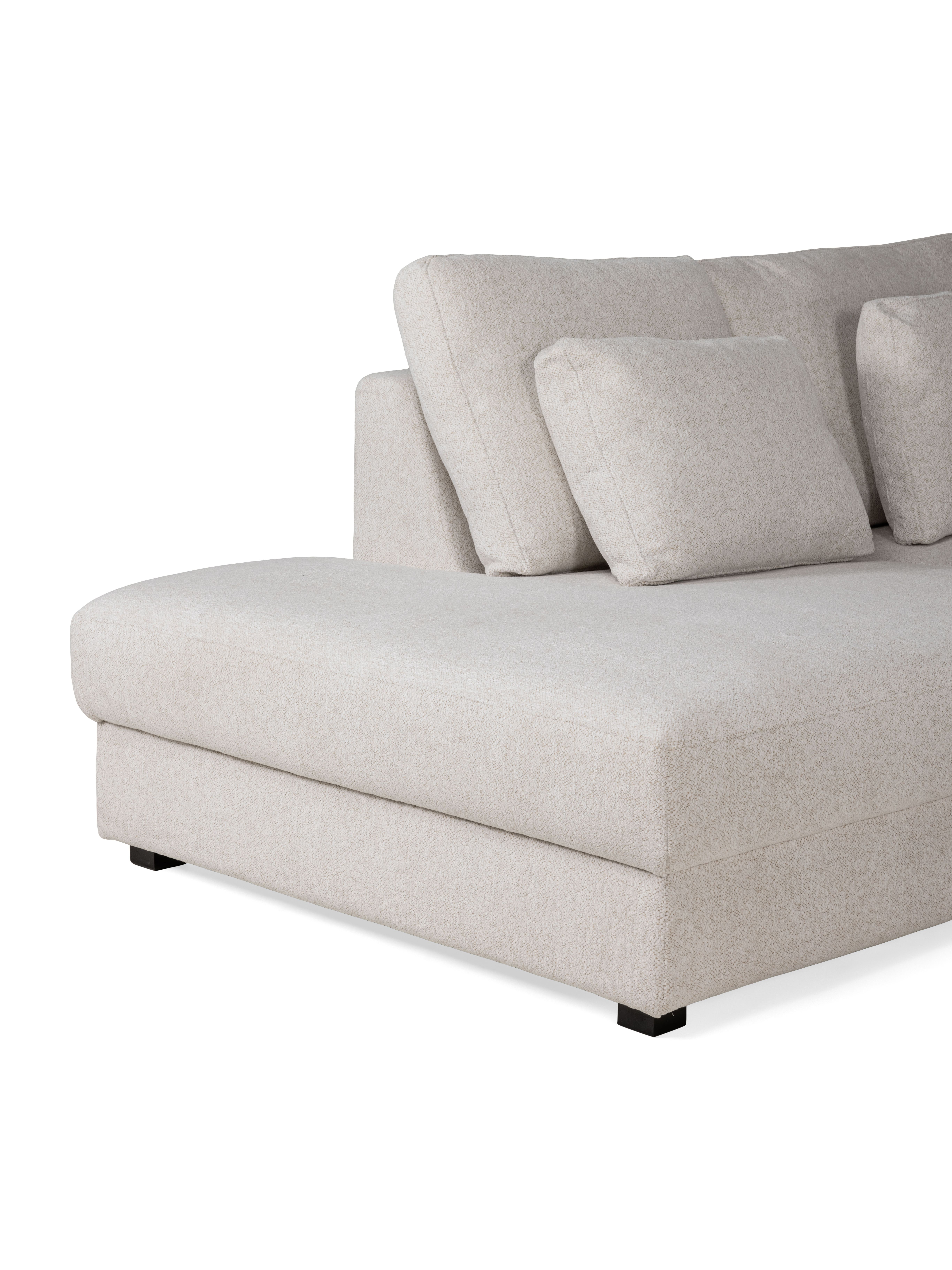 Richter Design Linea hoekzetel beige beige B449 x D223/110/163 x H85 cm ...