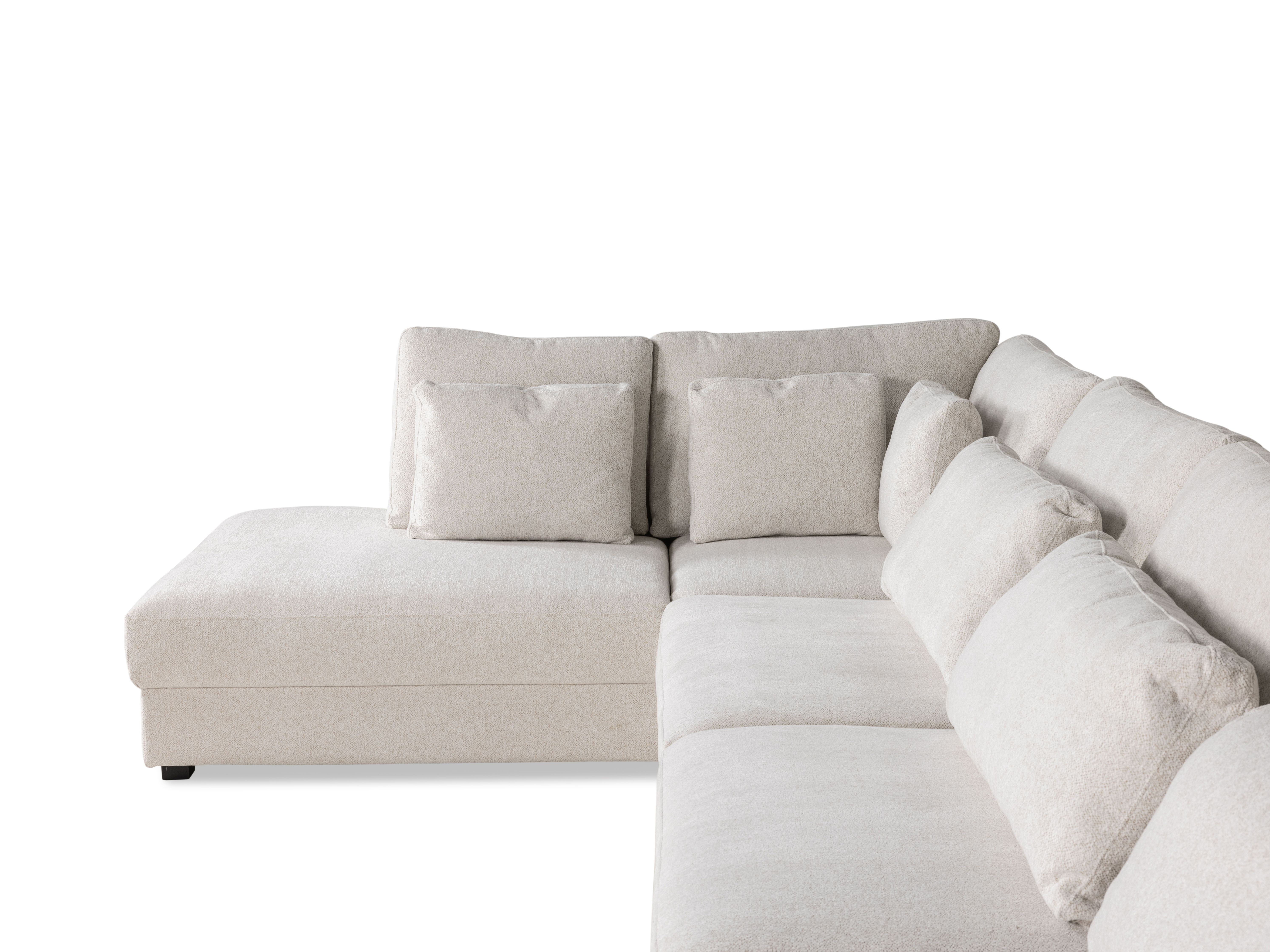 Richter Design Linea hoekzetel beige beige B449 x D223/110/163 x H85 cm ...