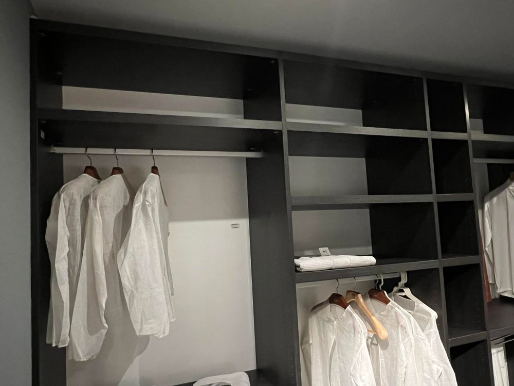 Noteborn Nano dressing met schuifdeur zwart
