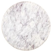 Richmond Holmes ronde bijzettafel marmer wit Diam. 50 x H52 cm | DEBA ...