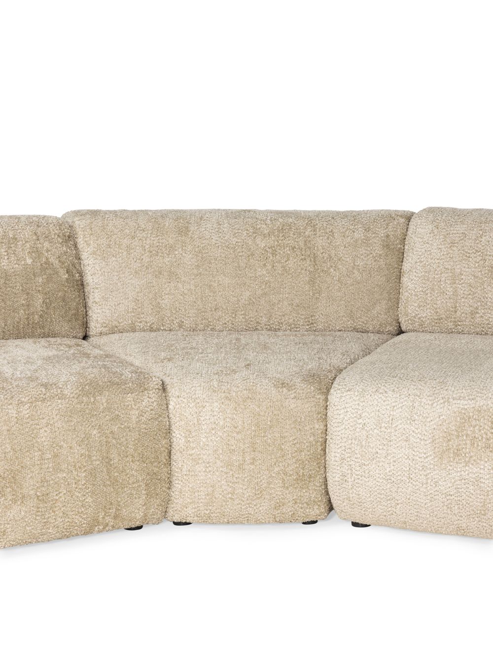 Primavera Furniture Eder hoekzetel beige teddystof