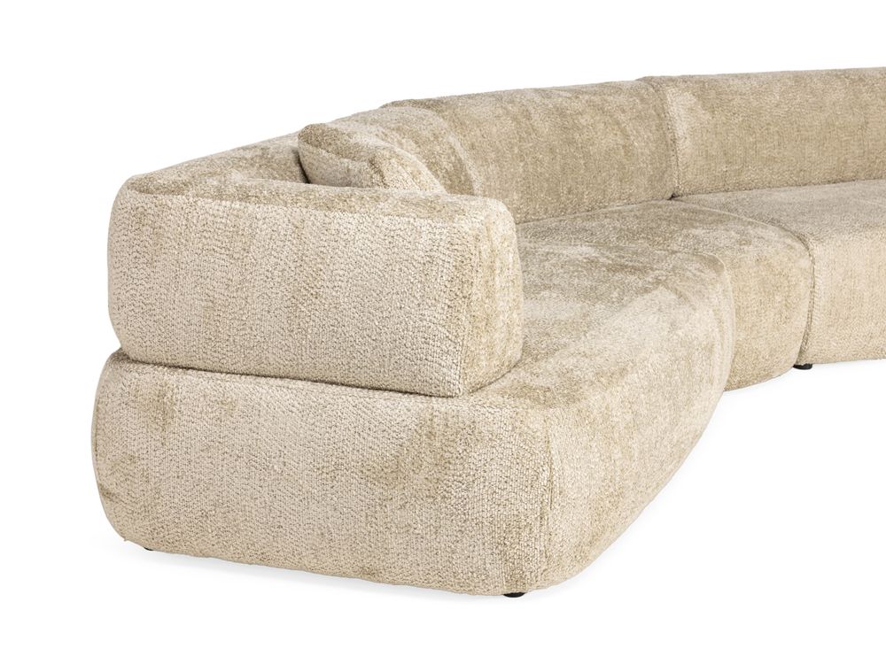 Primavera Furniture Eder hoekzetel beige teddystof