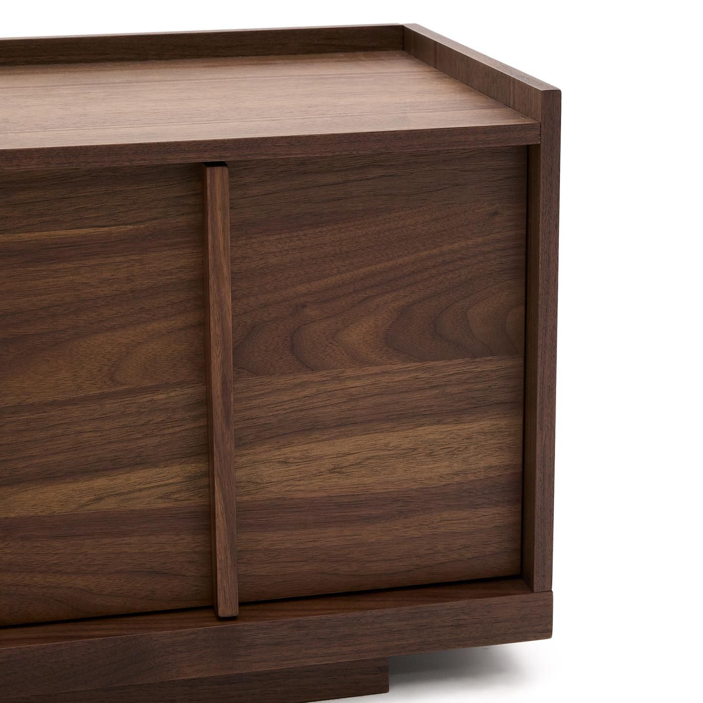 Kave Home Tv meubel Onix walnootfineer hout B200 x D40 x H56 cm | DEBA ...