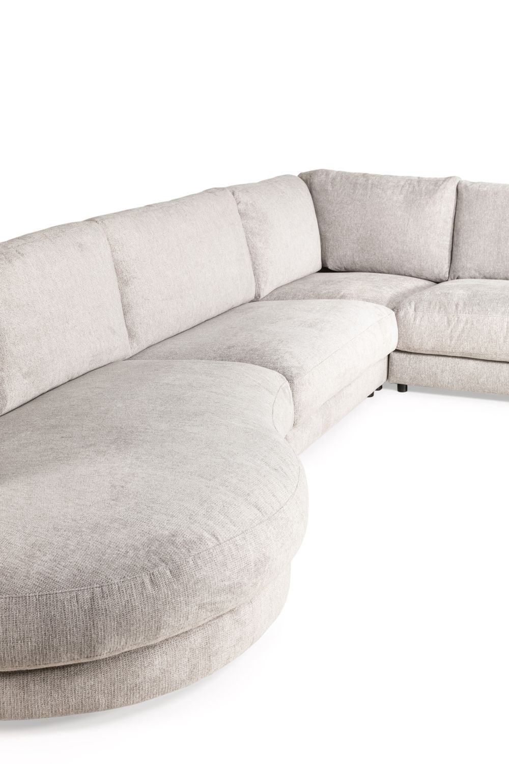 Candy High End modulaire zetel stof beige hoekzetel