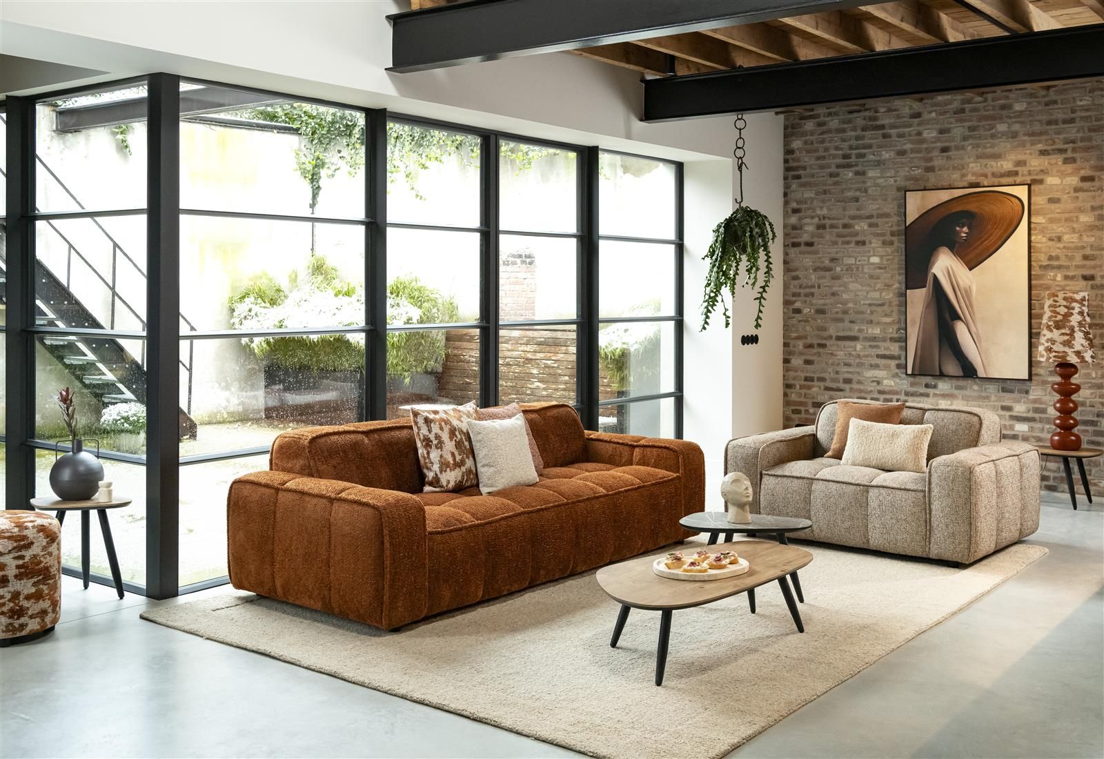 Henders & Hazel Palazio primo laminato natural houtlook metaal zwart ...