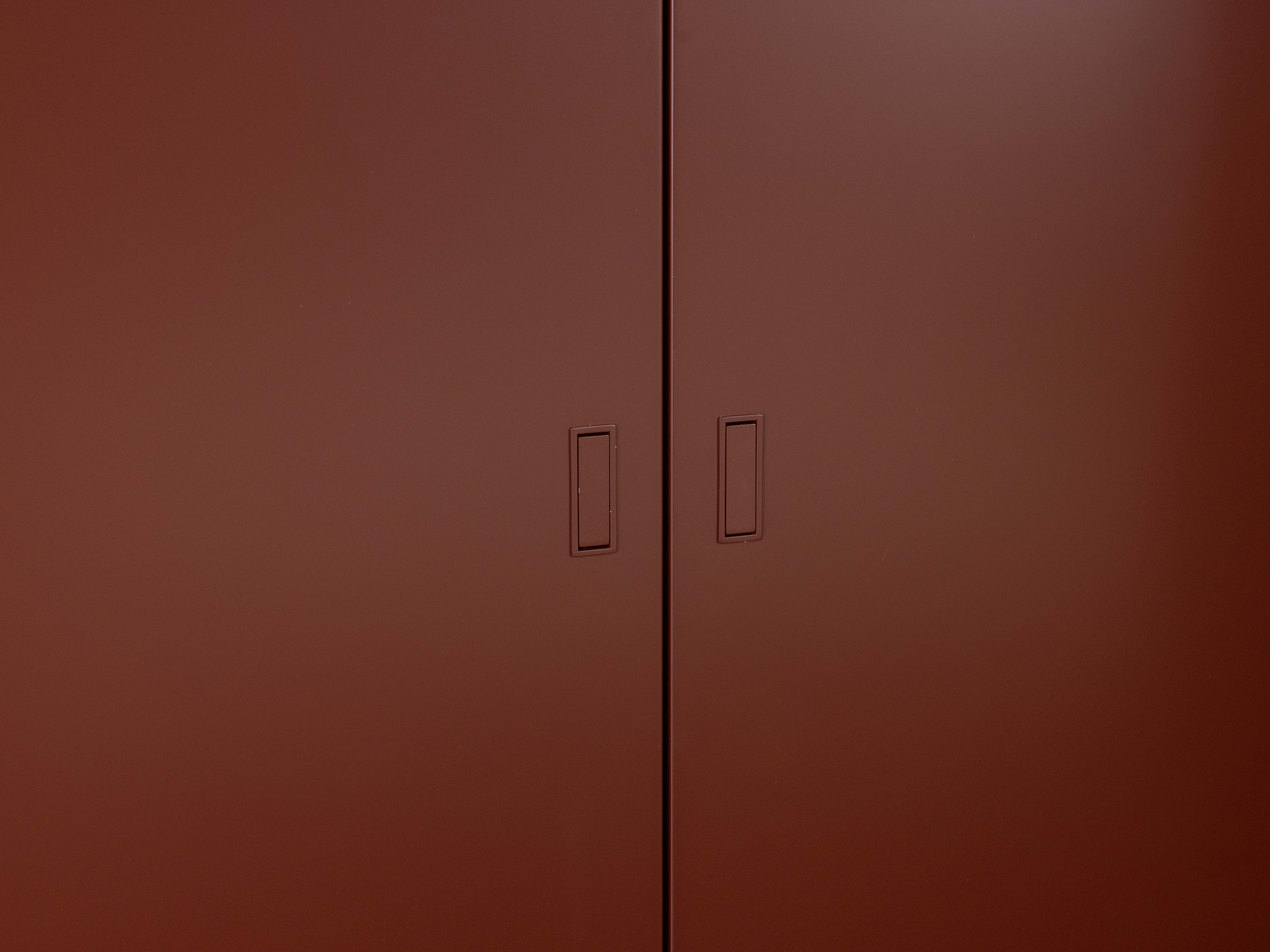 Novamobili Night Collectie draaideurkast mat mogano rood B272,5 x D58,2 ...