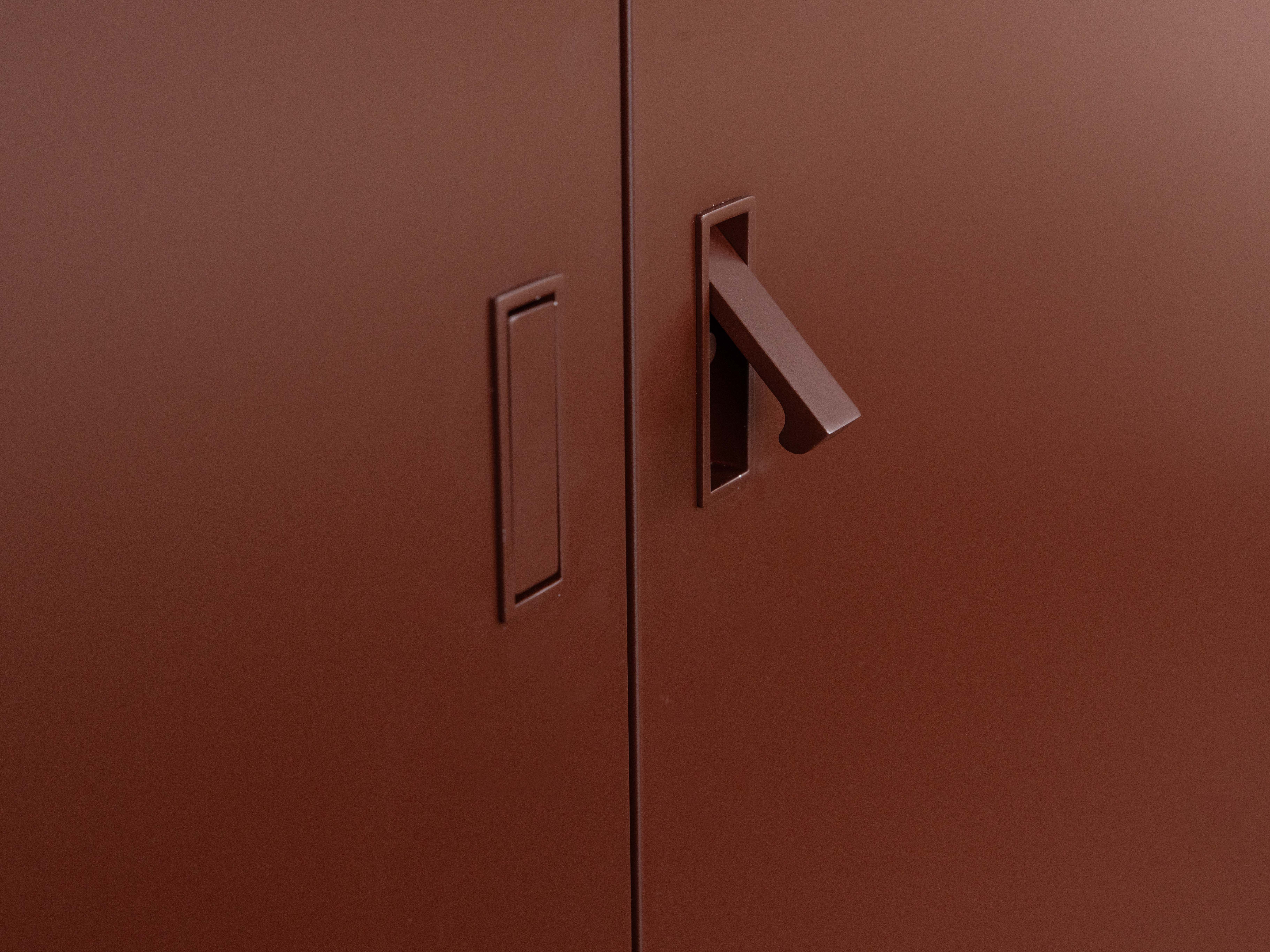 Novamobili Night Collectie draaideurkast mat mogano rood B272,5 x D58,2 ...