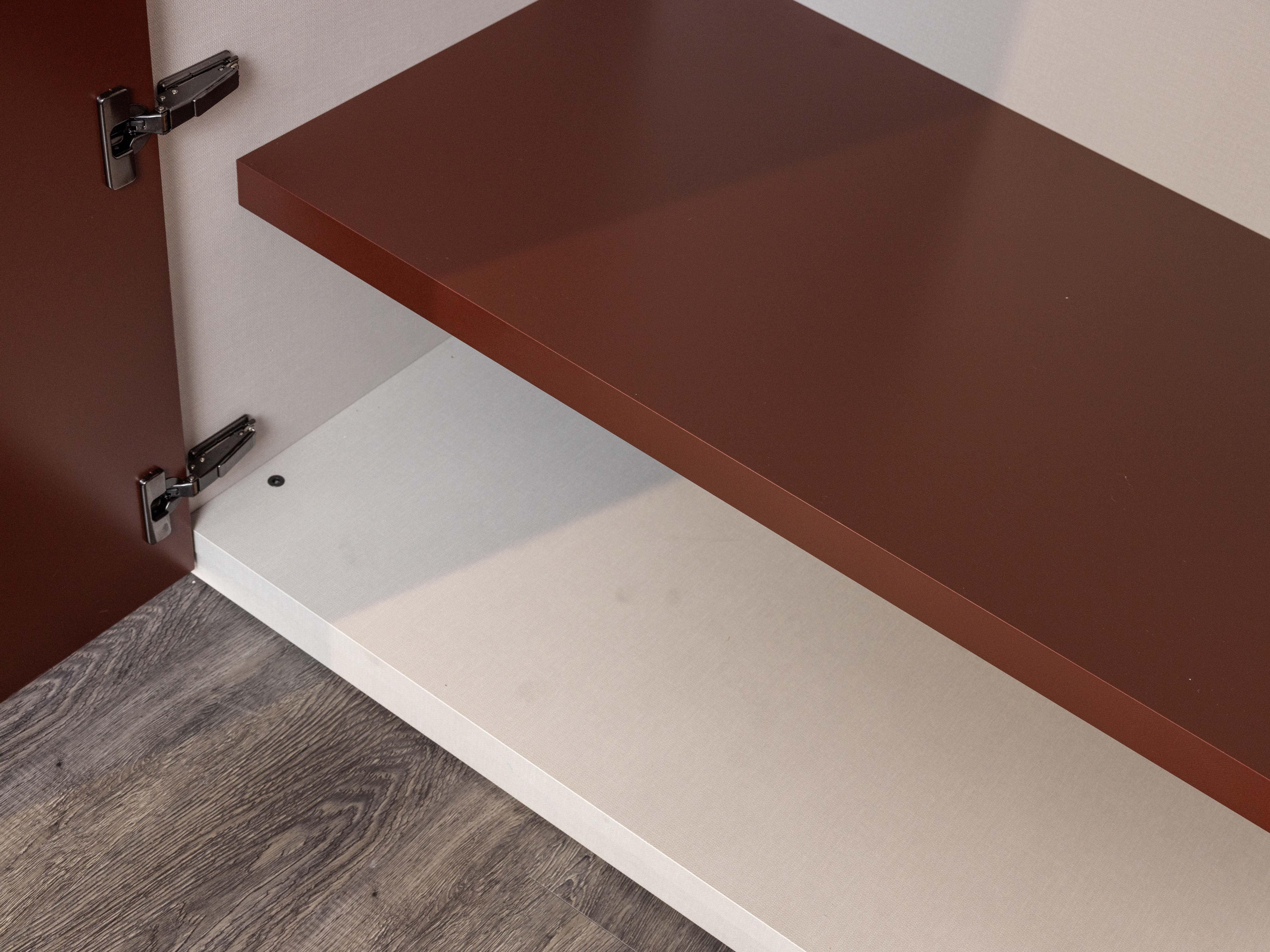 Novamobili Night Collectie draaideurkast mat mogano rood B272,5 x D58,2 ...