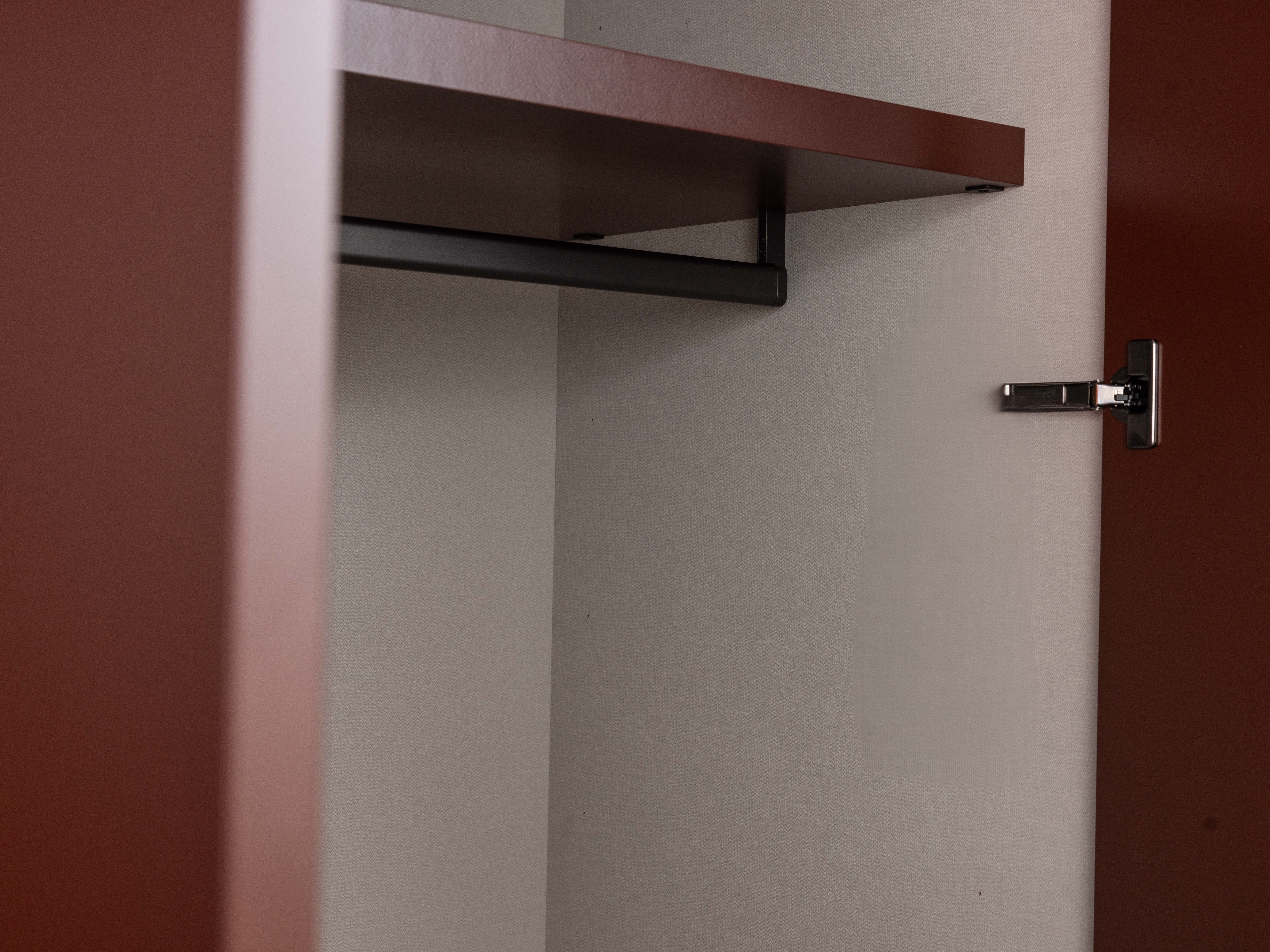 Novamobili Night Collectie draaideurkast mat mogano rood B272,5 x D58,2 ...