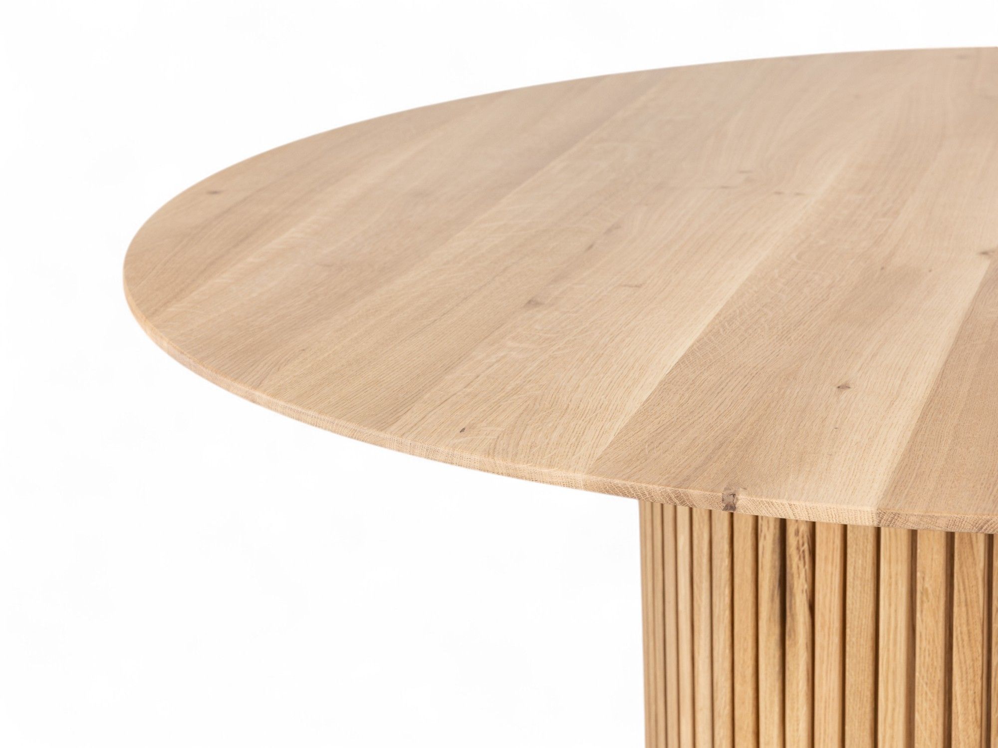 William Winston Hamilton eetkamertafel smoked oak hout B140 x D140 x ...